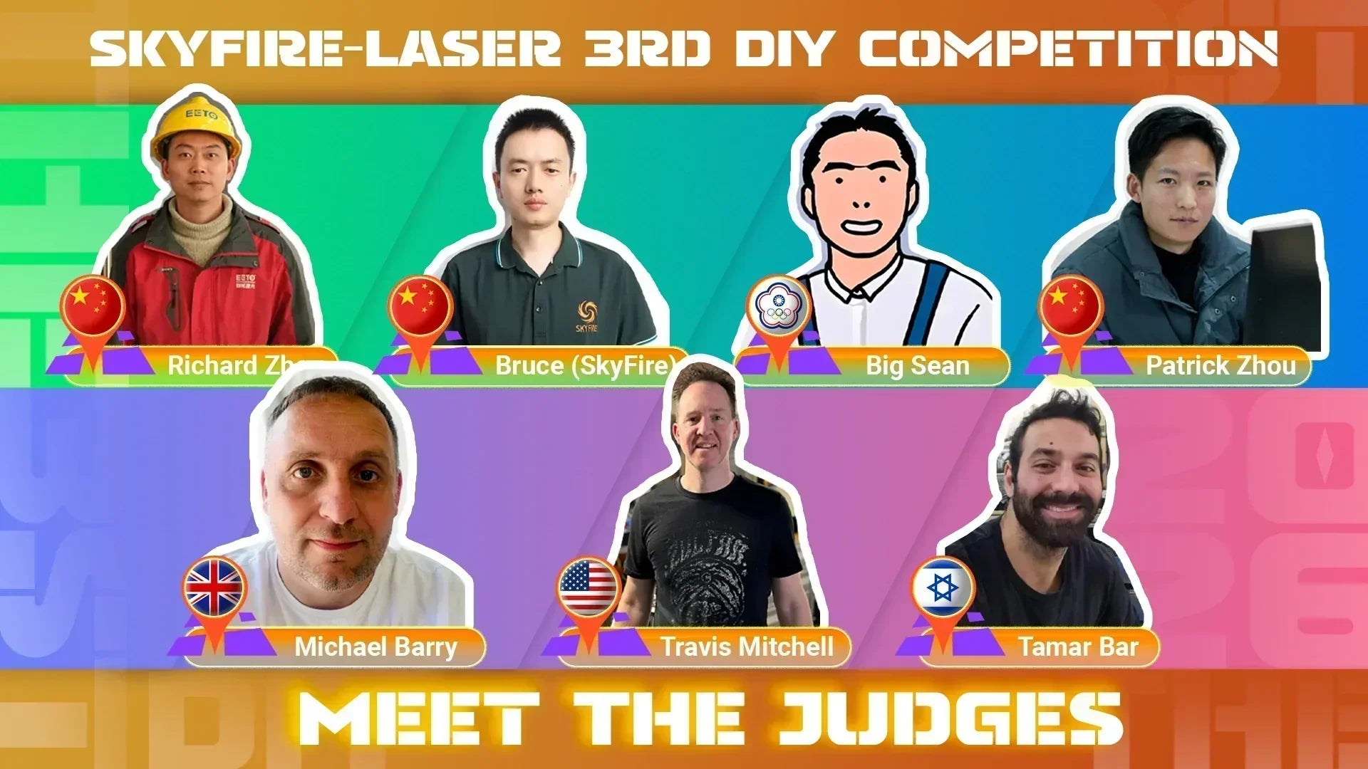 Meet the Judges of the 3rd SkyFire Fiber Laser Competition